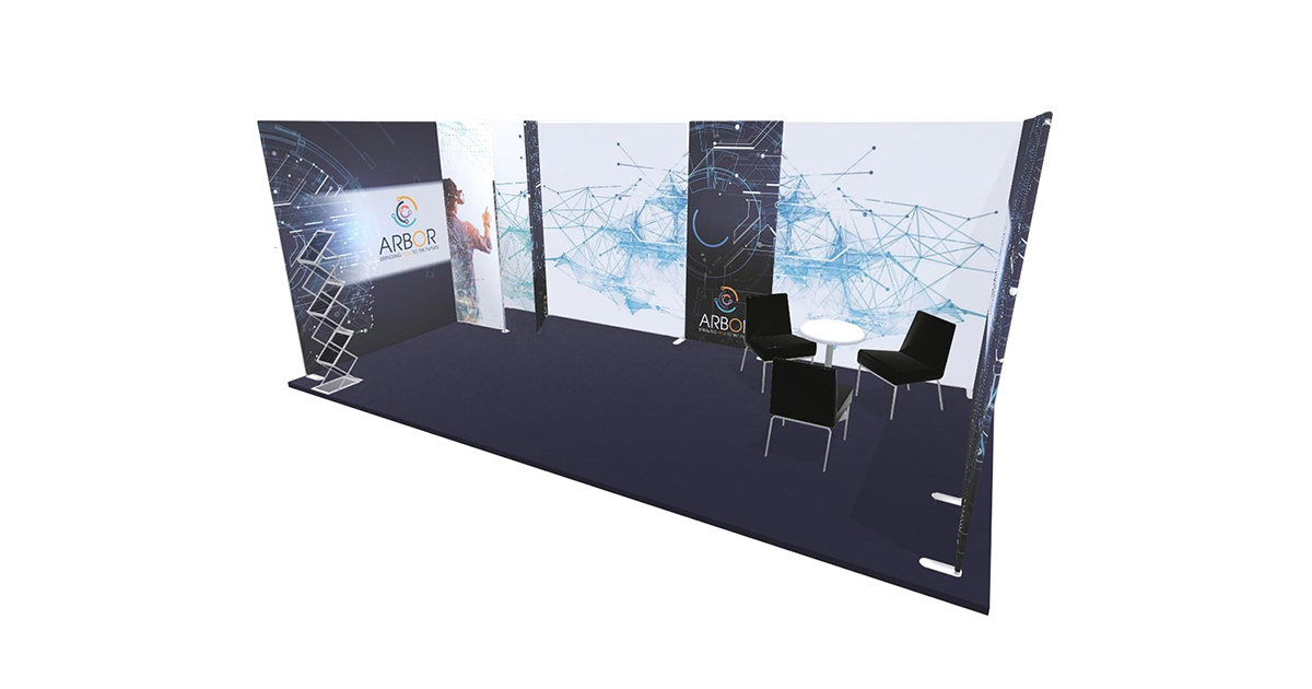 Stand Fabric Display Modulate 18m² - PromoPrint